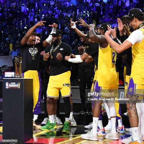 Nba In Season Tournament Mvp Trophy Photos And Premium High Res