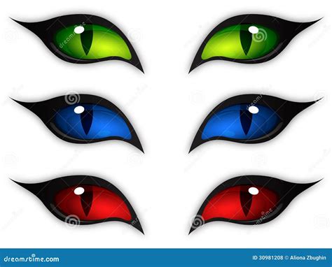 Cat Eyes Stock Vector Illustration Of Clip Abstract