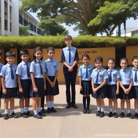 Crawford International School Emblem Stable Diffusion Online