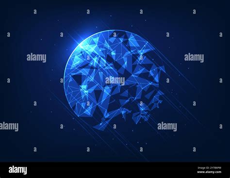 Abstract Background Technology Geometric Shapes Circles Inside Are