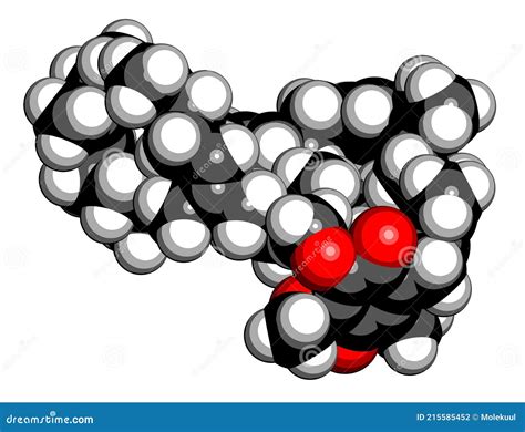 Coenzyme Q10 Ubiquinone Ubidecarenone Coq10 Molecule Chemical Structure Plays An Essential