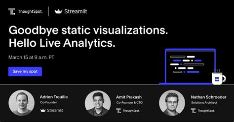Amit Prakash On Linkedin If You Havent Seen Streamlit Before And Like