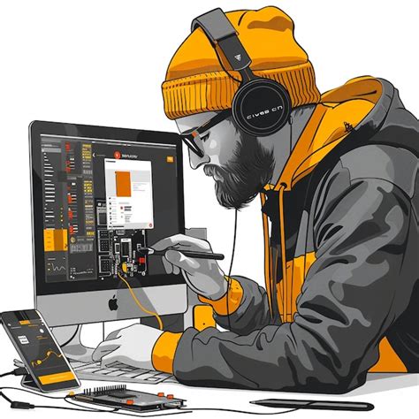 Tech Entrepreneur Uxui Designer In A Developers Art Premium Ai