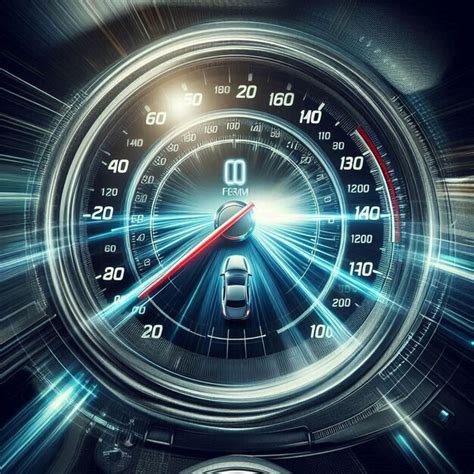 A Speedometer With The Word Speed On The Face Of The Speedometer Premium Ai Generated Image