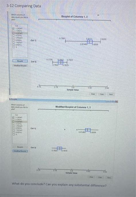 Solved 3 12 Comapring Data Can Someone Help Me Answr What Chegg