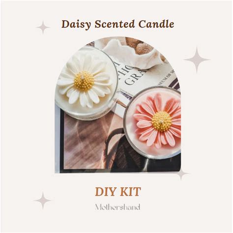 Jual Diy Scented Candle Kit Package Daisy Paket Lilin Aroma Molding Bunga Daisy Diy Shopee