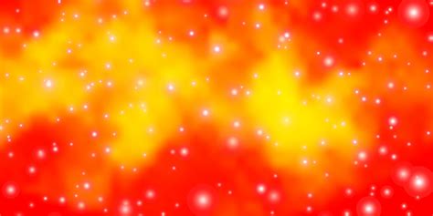 Light Orange Vector Pattern With Abstract Stars 7692366 Vector Art At Vecteezy