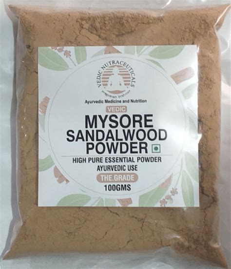 Mysore Sandalwood Powder Vedic Nutraceuticals