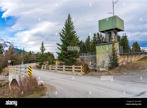 Transalta Cascade Hydro Power Plant Located On The Cascade River In Banff National Park