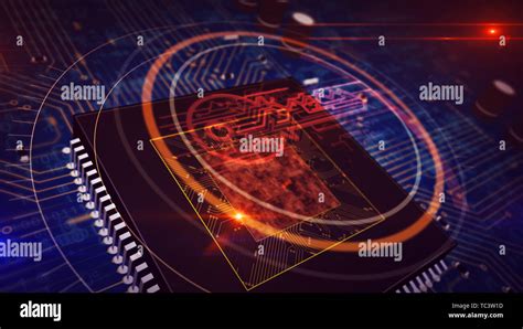 Cyber Security Computer Protection Coding And Encryption Concept With