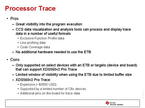 Profiling With Ccs Embedded Development Tools What Is