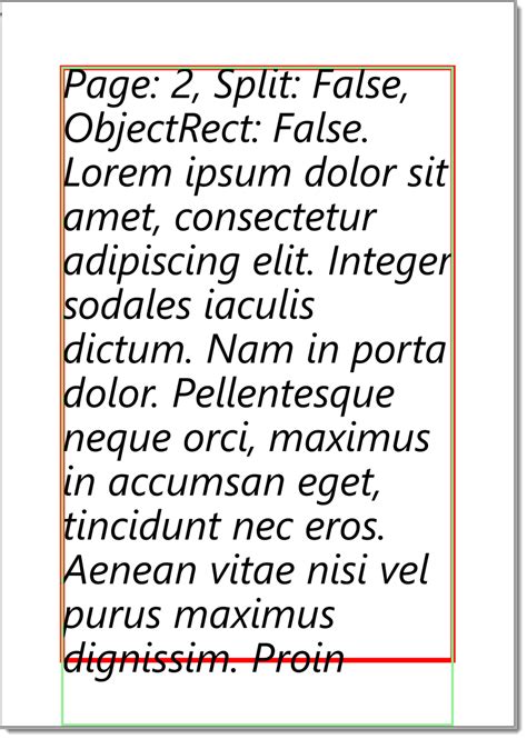 Textlayout Inconsistent Behavior With Split And Objectrects Document Solutions For Pdf