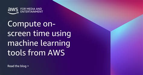 On Screen Computation Time Using Machine Learning Tools From Aws Aws For Mande Blog