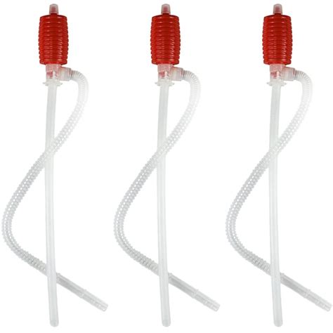 3pcs Universal Fuel Transfer Siphon Pump Large Squ Grandado