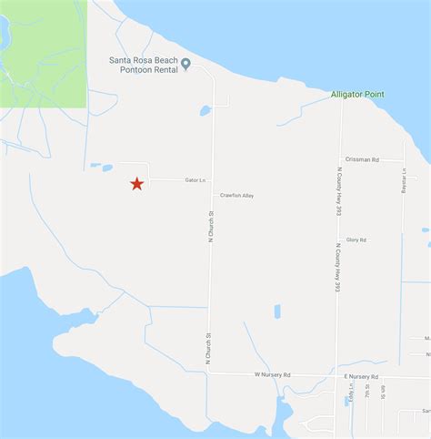 Alligator Point Florida Map