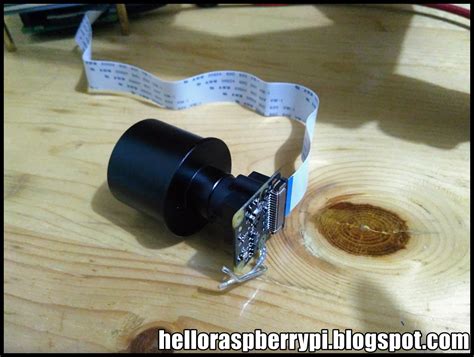 hello raspberry pi mount raspberry pi camera module to telescope with