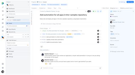 Link Issues To Commits And Code Reviews In Space The Space Blog