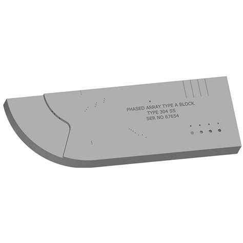 Phased Array Probes And Calibration Blocks Phased Array Calibration