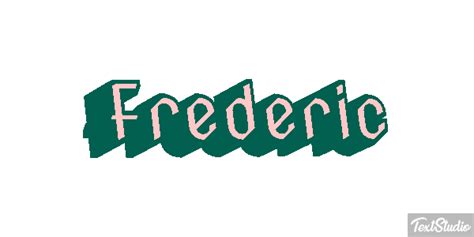 Frédéric Name Animated  Logo Designs