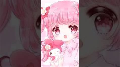 أنمي بنات كيوت بلون الوردي😉😉 Youtube