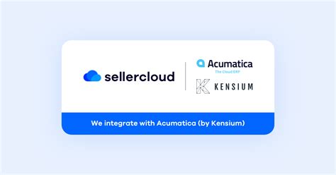Acumatica Integration By Kensium Integration Integration Omnichannel E Commerce Growth