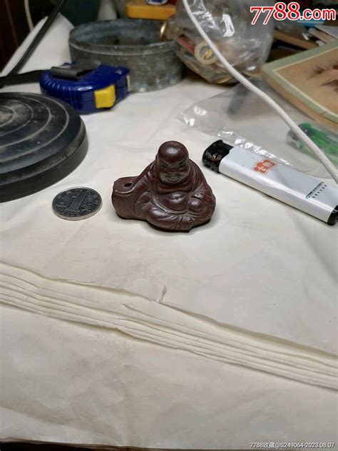 解放初期手工制紫砂笑佛小香插品相不错包真 价格 10元 au34895936 其他紫砂 加价 7788收藏 收藏热线