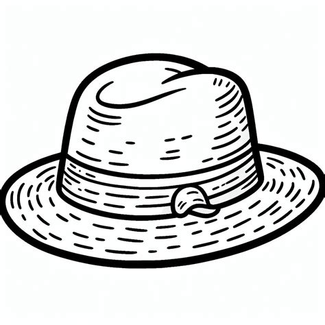 44 Kleurplaat Muts Printen Schattig