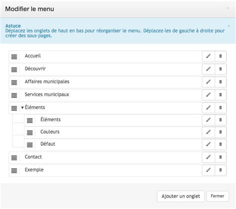 Ajouter Un Onglet à Votre Menu Tutoriel Mon Site Primo