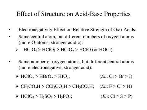 Acids And Bases Topics To Be Covered Definitions Of Acids And Bases