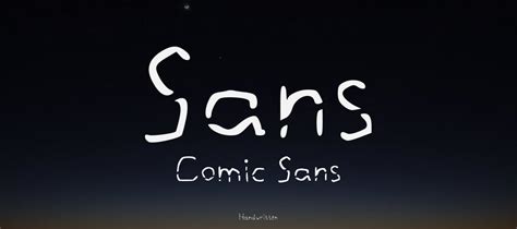 Sans Comic Sans Font Download Free Font Download