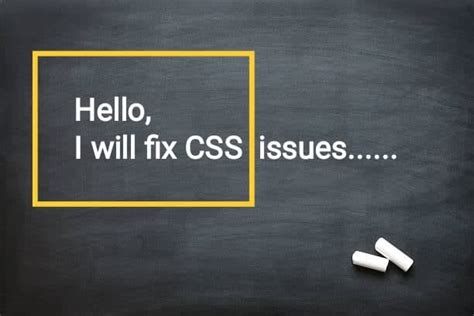 Fix Any Css Issues By Mostafizweb Fiverr