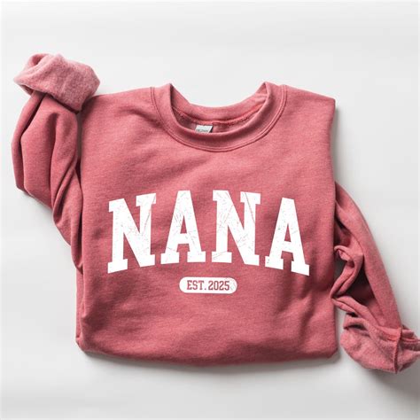 Custom Nana Hoodie Aesthetic Nana Sweatshirt Nana Est Date Sweatshirt
