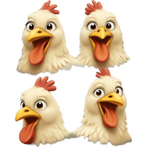 The Chicken Is Smiling Emoji
