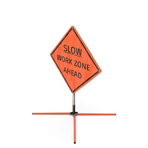 Slow Traffic Control Sign Png Images And Psds For Download Pixelsquid