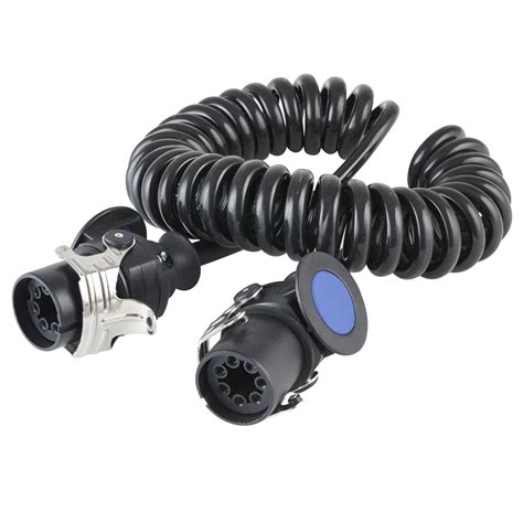 Abs Ebs 5 Pin 7 Pin 24v Trailer Spiral Cables Adr Trailer Connector
