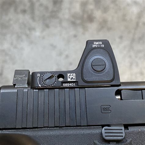Duty Series GLOCK 19 Gen 5 9mm With Trijicon RMR And Apex Tactical Trigger Boresight Solutions