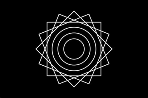 Universal Shape Circle And Square Pattern Graphic By Yellowhellow · Creative Fabrica