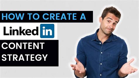 How To Create A Linkedin Content Strategy Linkedin For Business Linkedin Guru Youtube