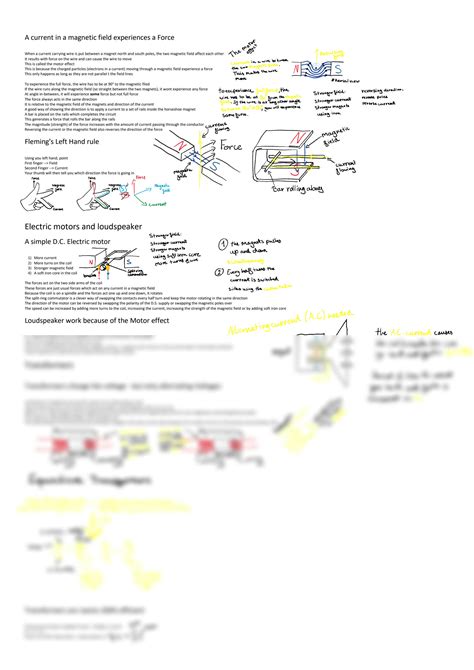 Solution Physics Magnetism And Electromagnetism Igcse And Gcse Studypool
