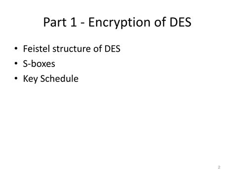 Mã Hóa Des Data Encryption Standard