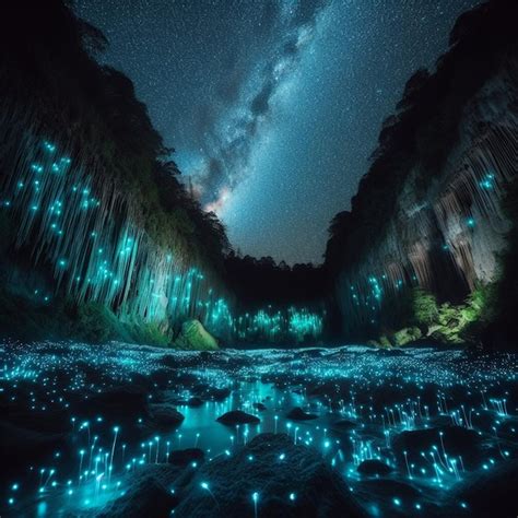 Premium Photo Waitomo Glowworm Caves