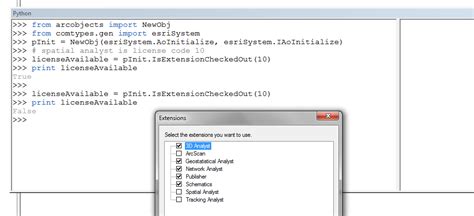 How To Check If An Arcgis Extension Has Already Been Checked Out