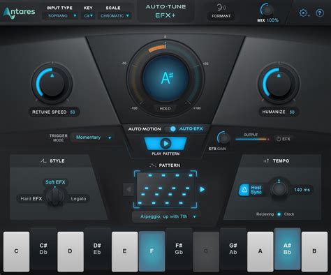 Auto Tune EFX GUI Audio Interface Graphic Design Behance