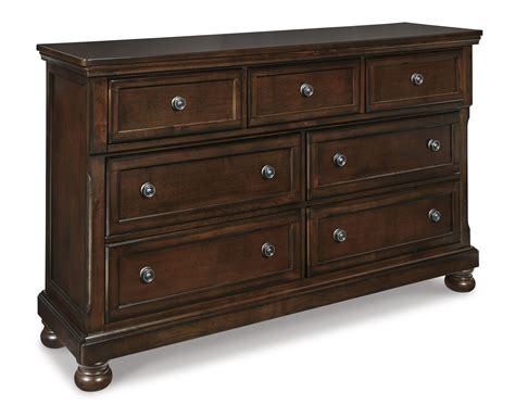 Signature Design By Ashley B697 31 Porter Rustic Brown 7 Drawer Dresser