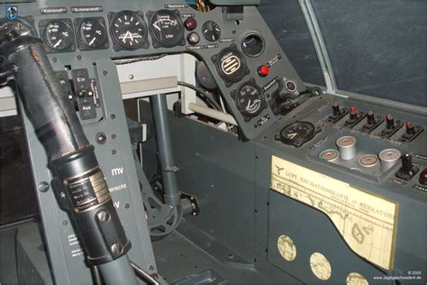 Cockpit Of Focke Wulf Fw 190 Model Aircraft