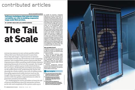 Paper Pursuit 5 The Tail At Scale