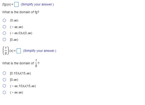 Solved First Find F G Fg And Then Determine The Chegg Com