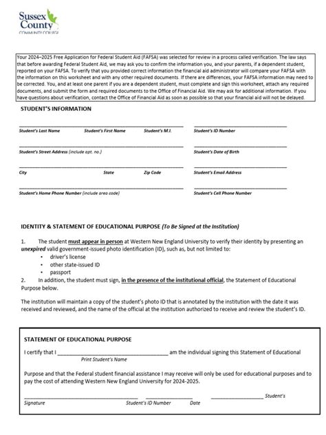 2024 25 V4 Verification Worksheet Pdf