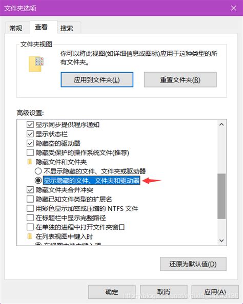 windows10 显示隐藏的文件、文件夹和驱动器 隐藏的驱动器为什么显示出来了 csdn博客