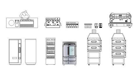 Furniture For Bar Detail Elevation CAD Blocks 2d View Layout Dwg File